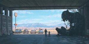 Simon Stålenhag Art: Exploring Futuristic Landscapes and Narratives ...